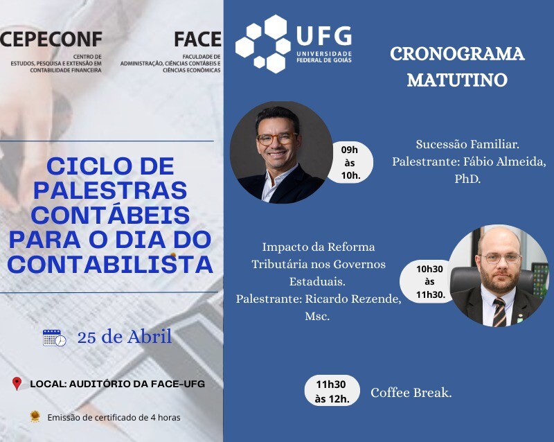Ciclo de palestras dia do contabilista (matutino) | Contabilidade Face